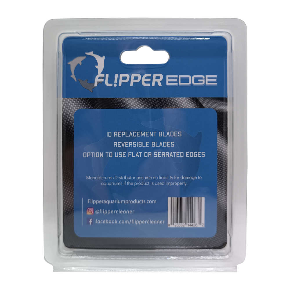 Flipper - Edge Max - Stainless Steel Blades 4pk