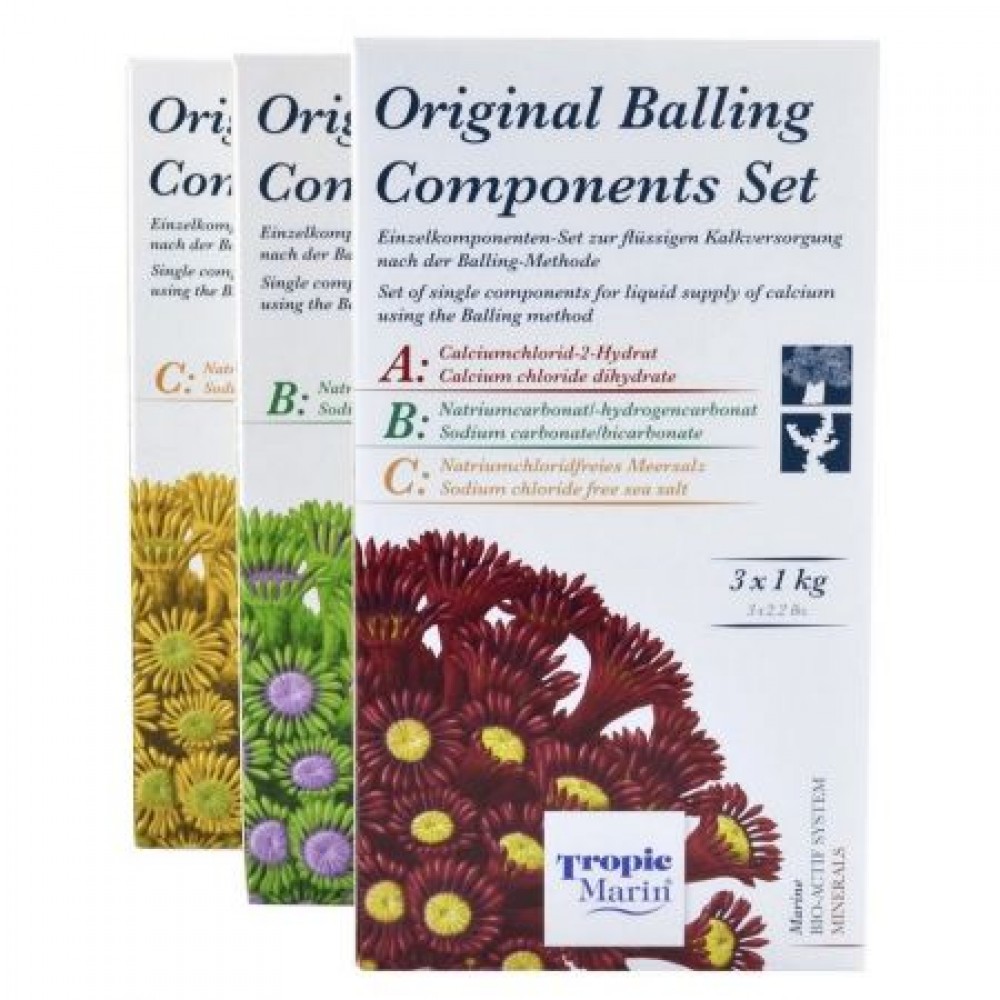 Tropic Marin - Original Balling Components 3x1kg ( Part A, B, C 1 kg ...